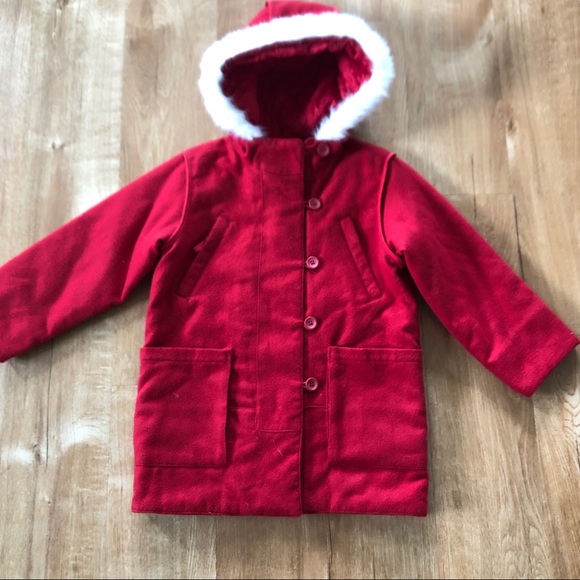 GAP | Jackets & Coats | Girls Gap Red Winter Red Toggle Coat 5 | Poshmark